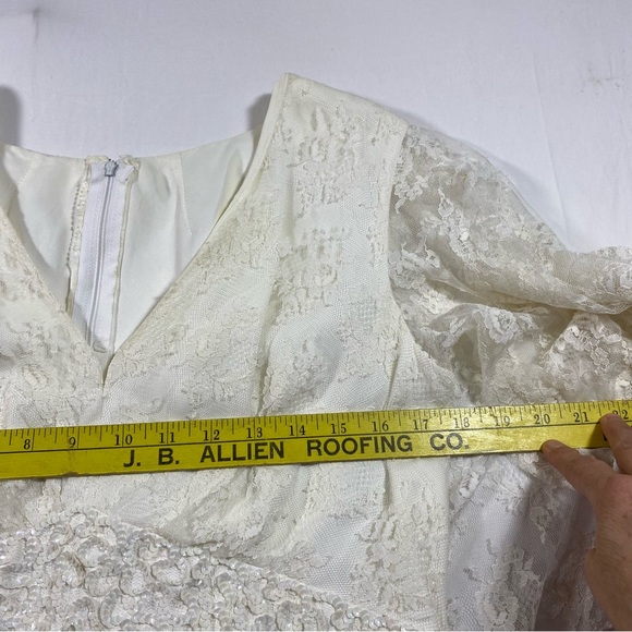Mike Benet | Dresses | Mike Benet Wedding Dress Women 8 Boho Lace Cream ...